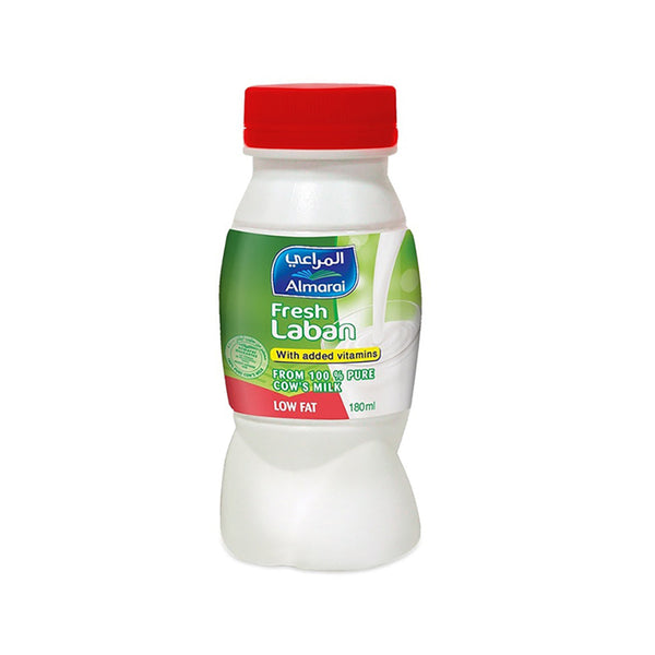 Buy Almarai Fresh Laban Low Fat w/ Added Vit. 180ml - Shop On The Fresh ...