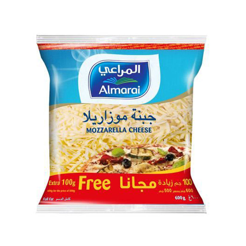 Buy Almarai Mozzarella Cheese Shredded 500G+100G Free - Shop On The ...
