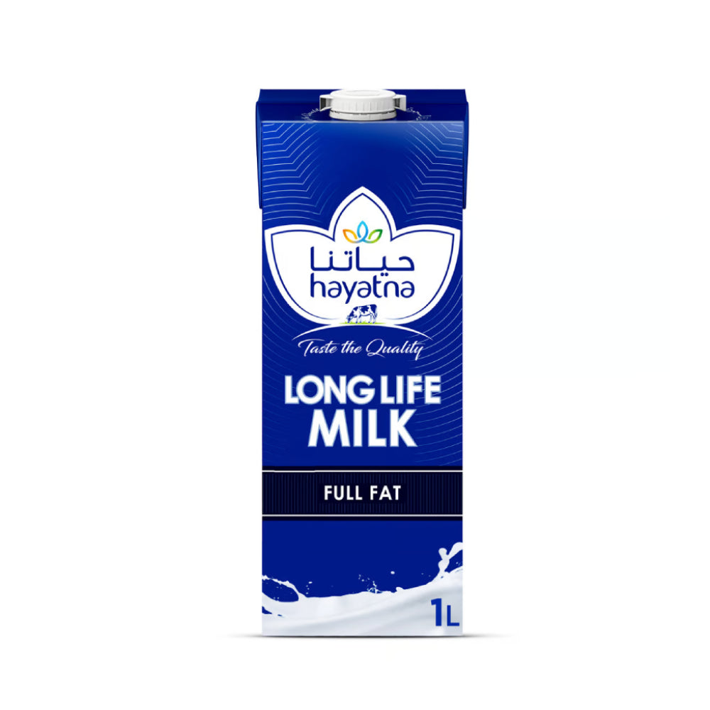 Hayatna Full Fat Long Life Milk 1L – Souk On Wheels